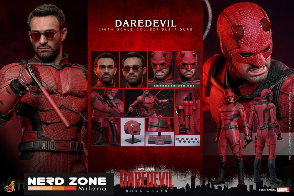 HOT TOYS - Daredevil: Born Again Action Figure 1/6 Daredevil 30 cm (TM – NERD ZONE Milano