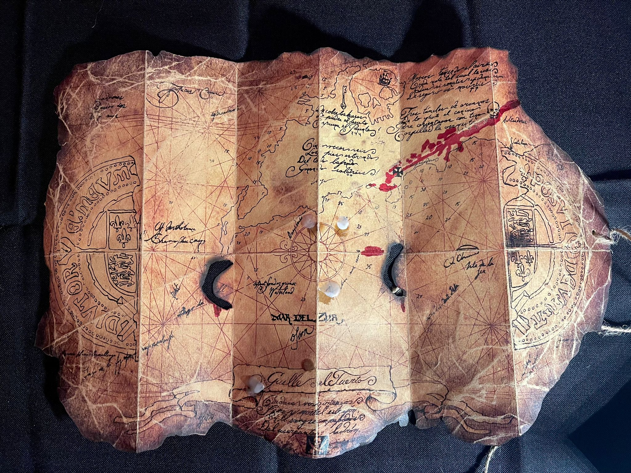 The Goonies – One-Eyed Willy's Treasure Map - 1:1 Replica – NERD ZONE ...