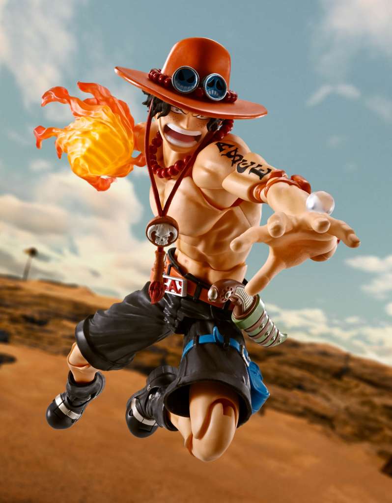 BANDAI - S.H. FIGUARTS One Piece Zero - Portgas D. Ace Fire fist – NERD ...