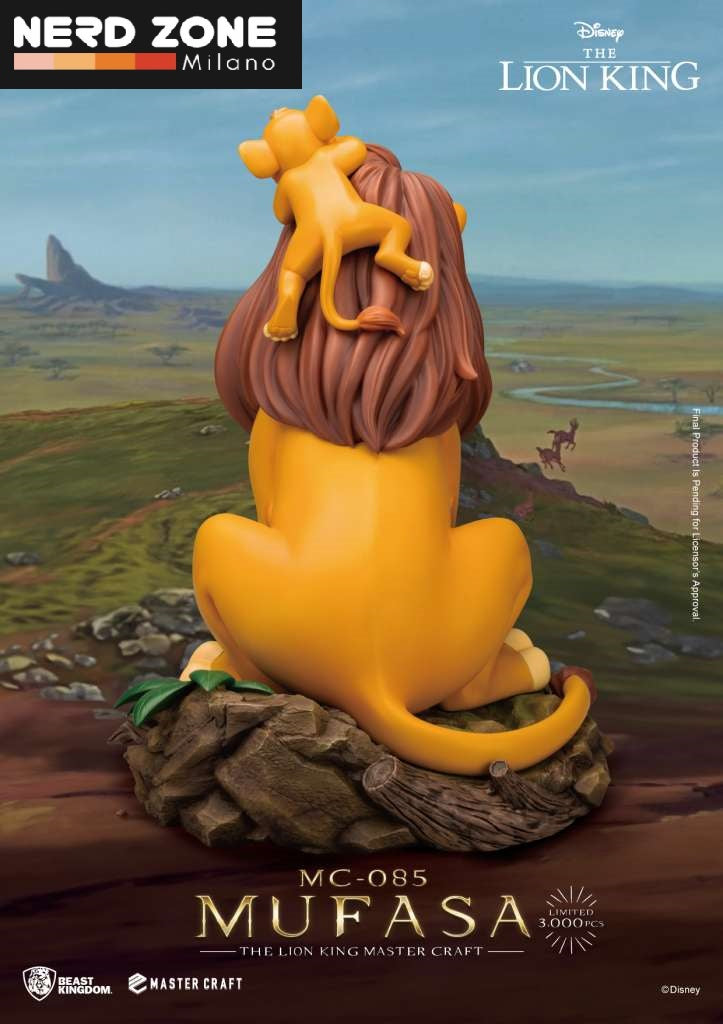 BEAST KINGDOM - The Lion King Master Craft Mufasa – NERD ZONE Milano