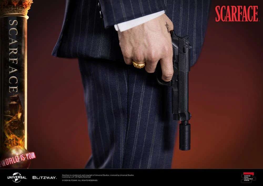 BLITZWAY - SCARFACE - Scarface 1/4 Superb Scale Statue – NERD ZONE Milano