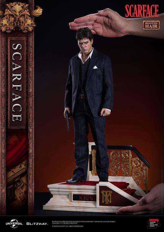 BLITZWAY - SCARFACE - Scarface 1/4 Rooted Superb Scale Statue – NERD ...