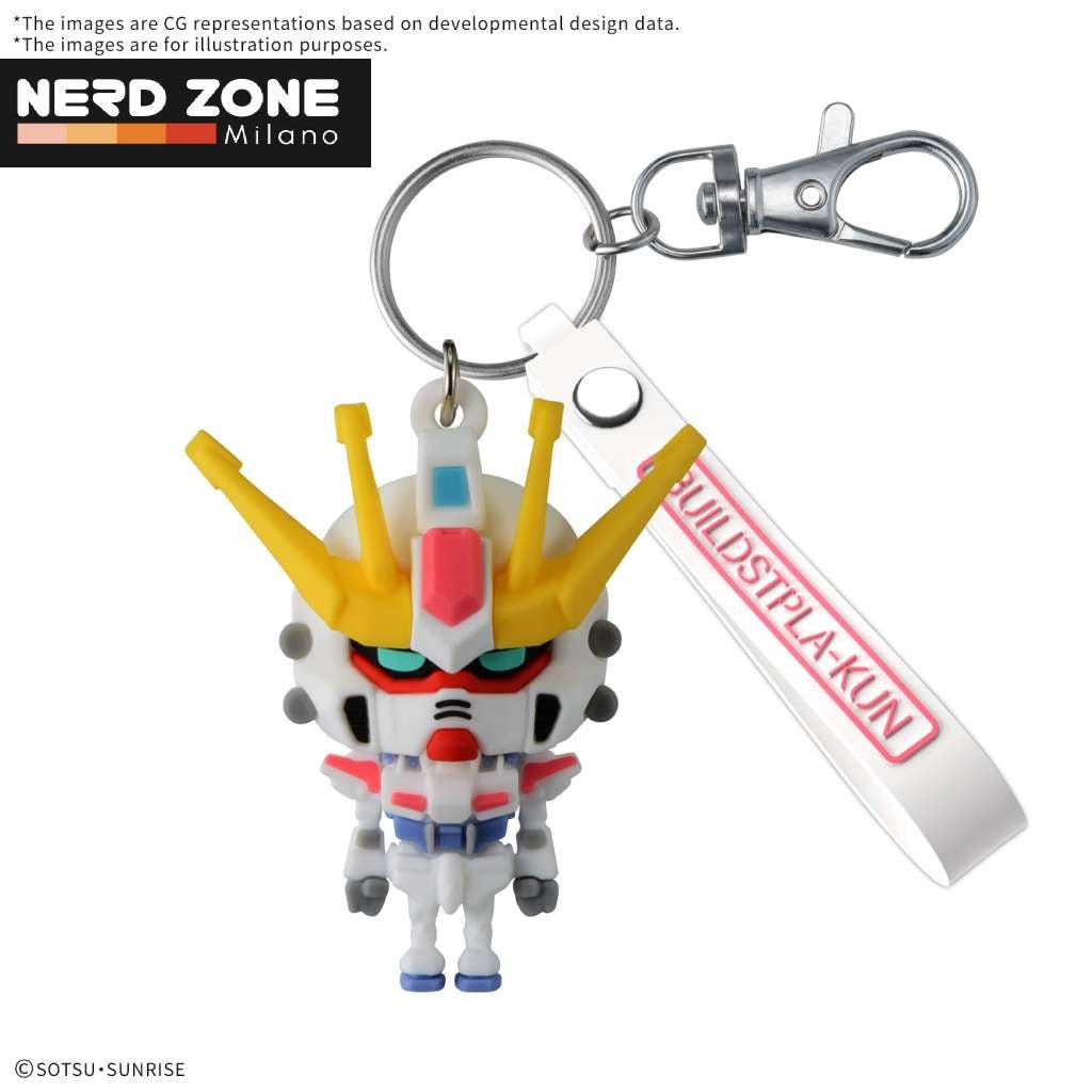 BANDAI – Build Stpla-Kun 3d Rubber Mascot Keychain – NERD ZONE Milano