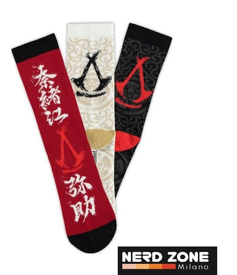 DIFUZED - Assassin´s Creed Shadows Socks 3-Pack (CALZE) – NERD ZONE Milano