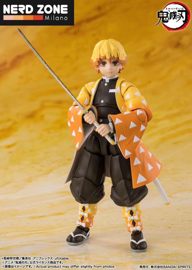 BANDAI - S.H. FIGUARTS Demon Slayer Zenitsu Agatsuma – NERD ZONE Milano