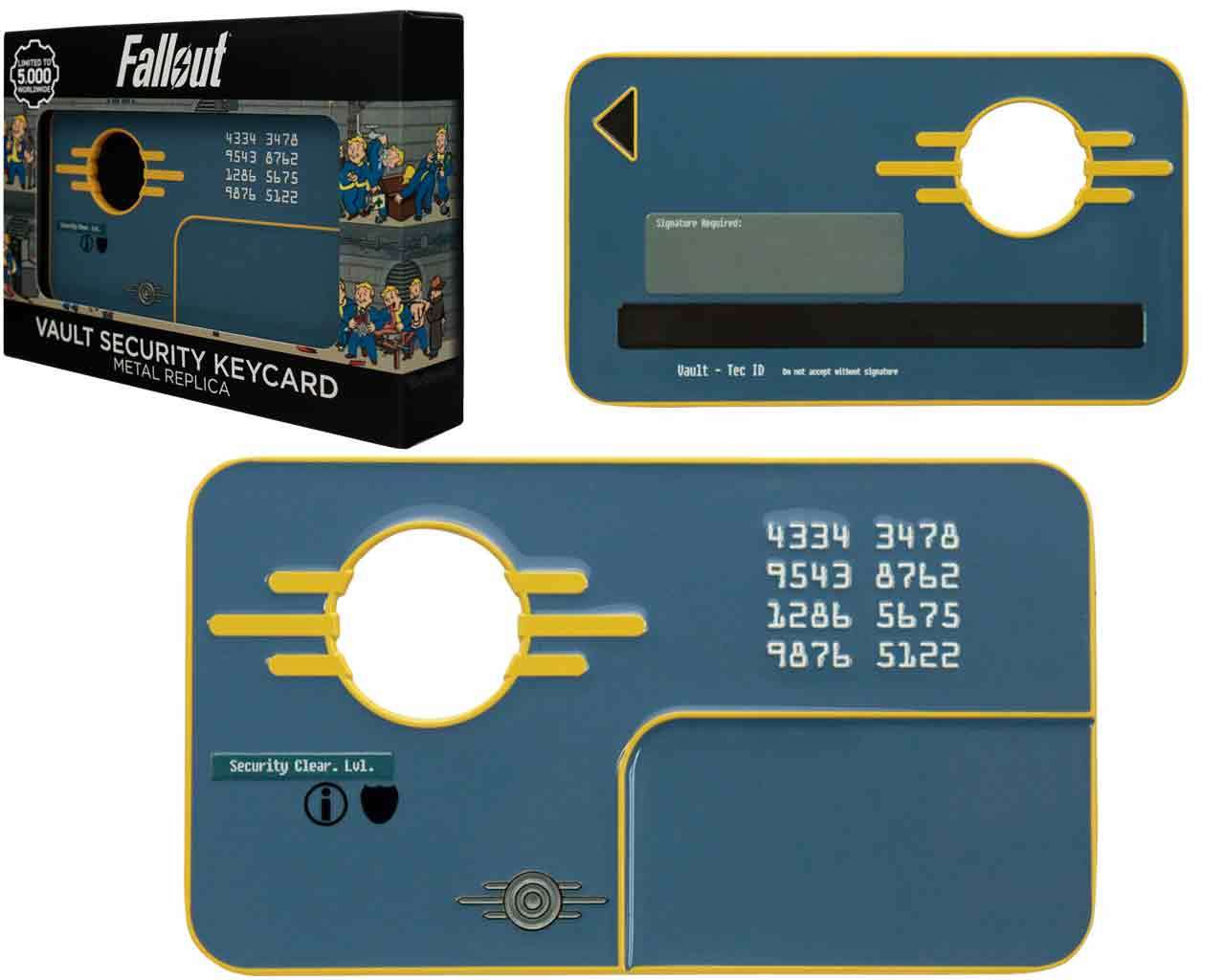 FANATTIK - Fallout Vault Security Keycard Rreplica – NERD ZONE Milano