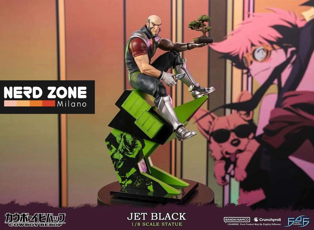 FIRST 4 FIGURES - Cowboy Bebop Jet Black 1/8 Resin Statue – NERD ZONE ...