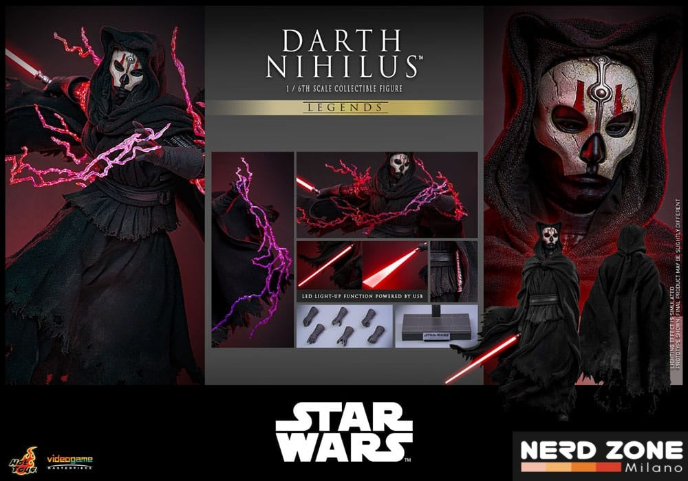 HOT TOYS - Star Wars Action Figure 1/6 Darth Nihilus 31 cm VGM72 – NERD ...