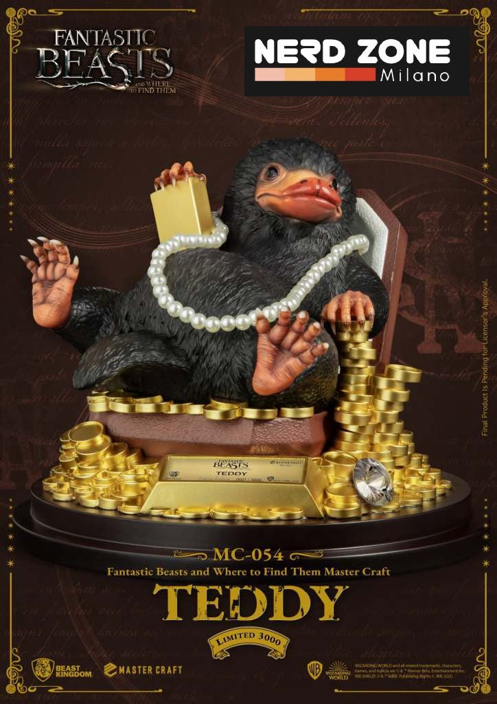 BEAST KINGDOM - Hp Fantastic Beast Teddy Master Craft – NERD ZONE Milano