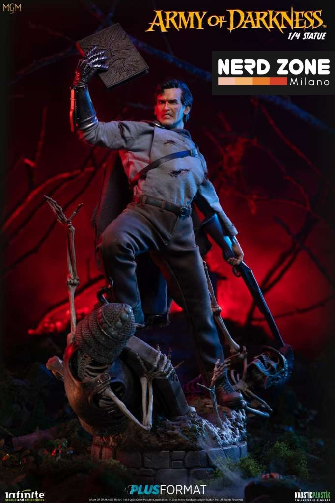 INFINITE STATUE - Army Of Darkness Ash 1/4 Plus Format Statue – NERD ...