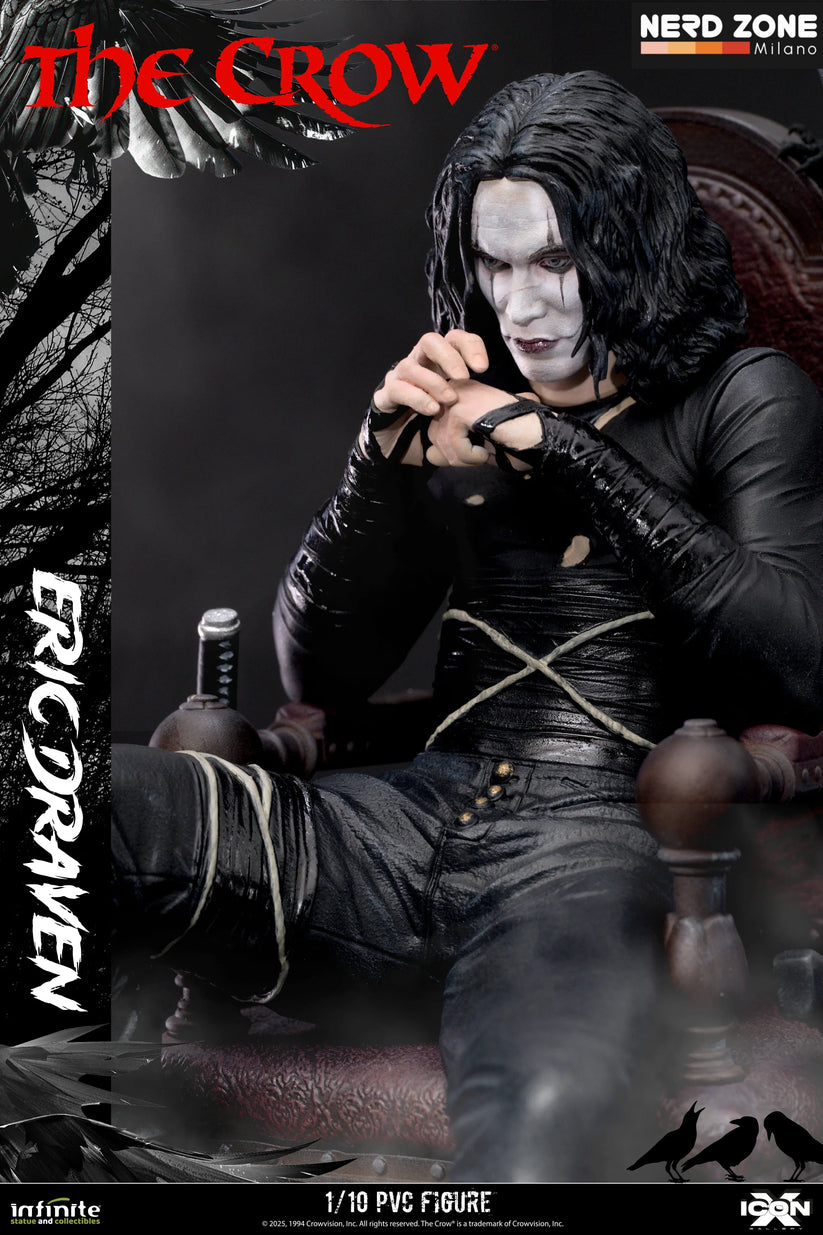 PRE ORDER - INFINITE STATUE - The Crow Eric Draven Icon X 1/10 Pvc Fig ...