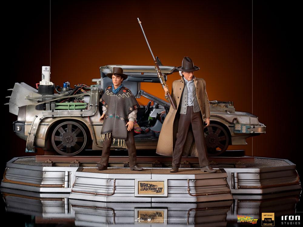 IRON STUDIOS - Back to the Future III Art Scale Statues 1/10 Full Set ...