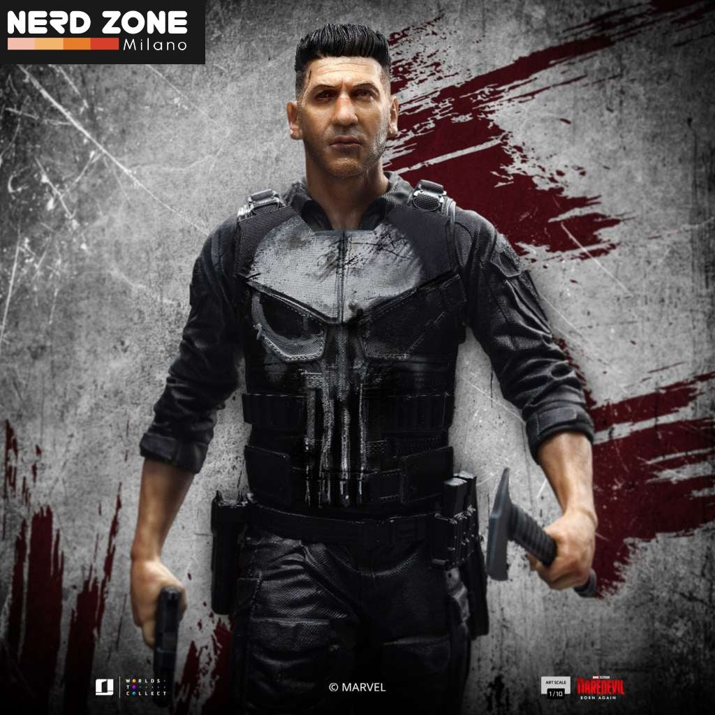 IRON STUDIOS - Daredevil Born Again Punisher 1/10 Statue – NERD ZONE Milano