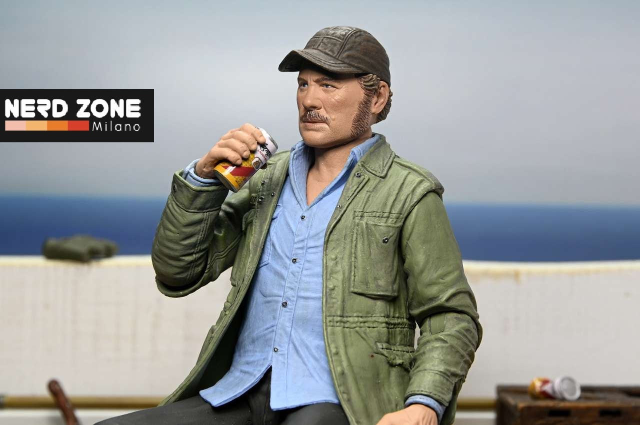 NECA - Jaws 50th Anniversary Sam Quint Ultimate Action Figure – NERD ...