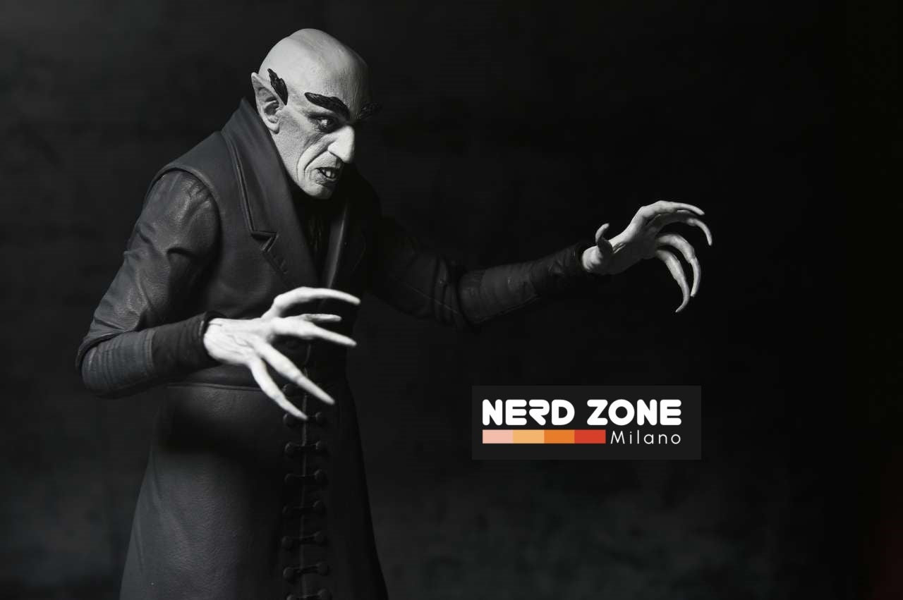 NECA - Nosferatu Count Orlok B&W Ultimate Action Figure – NERD ZONE Milano