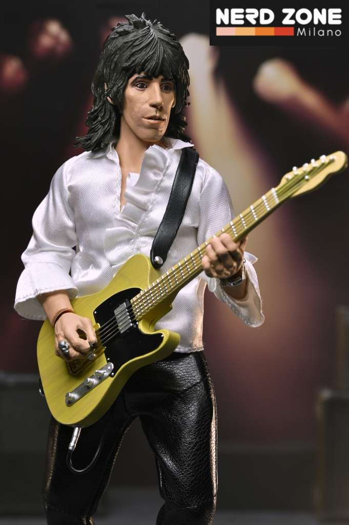 NECA - The Rolling Stones Keith Richards 1975 Clothed Action Figure ...