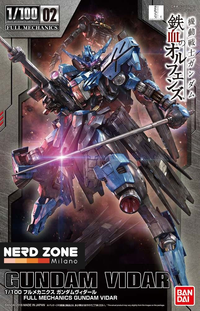 BANDAI GUNPLA - Orphan Gundam Full Mechanics Vidar 1/100 – NERD ZONE Milano