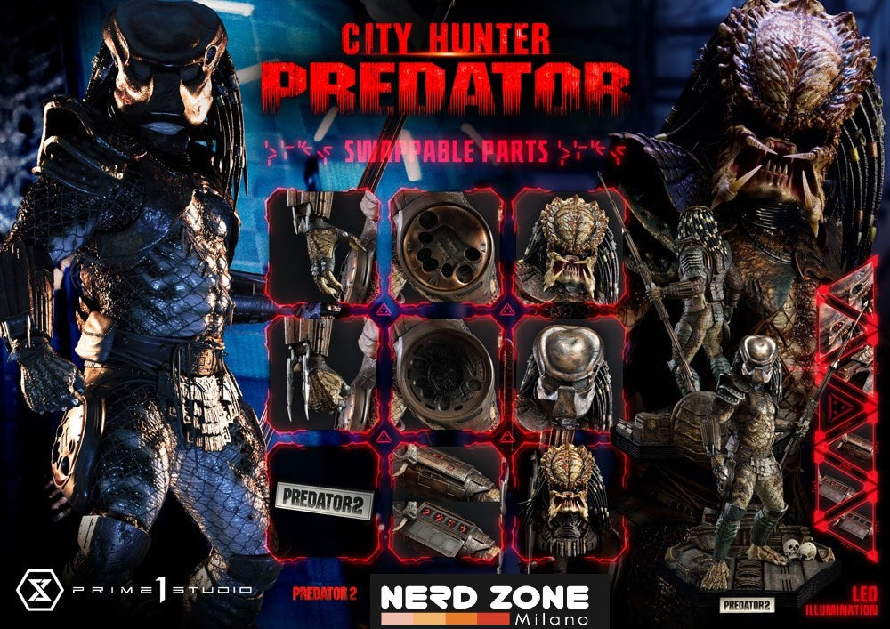PRIME 1 STUDIO - Predator 2 Museum Masterline Statue 1/3 City Hunter P ...