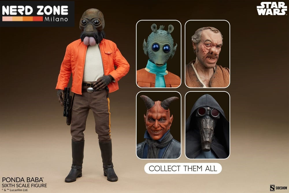 SIDESHOW - Star Wars Scum & Villainy Action Figure 1/6 Ponda Baba ...