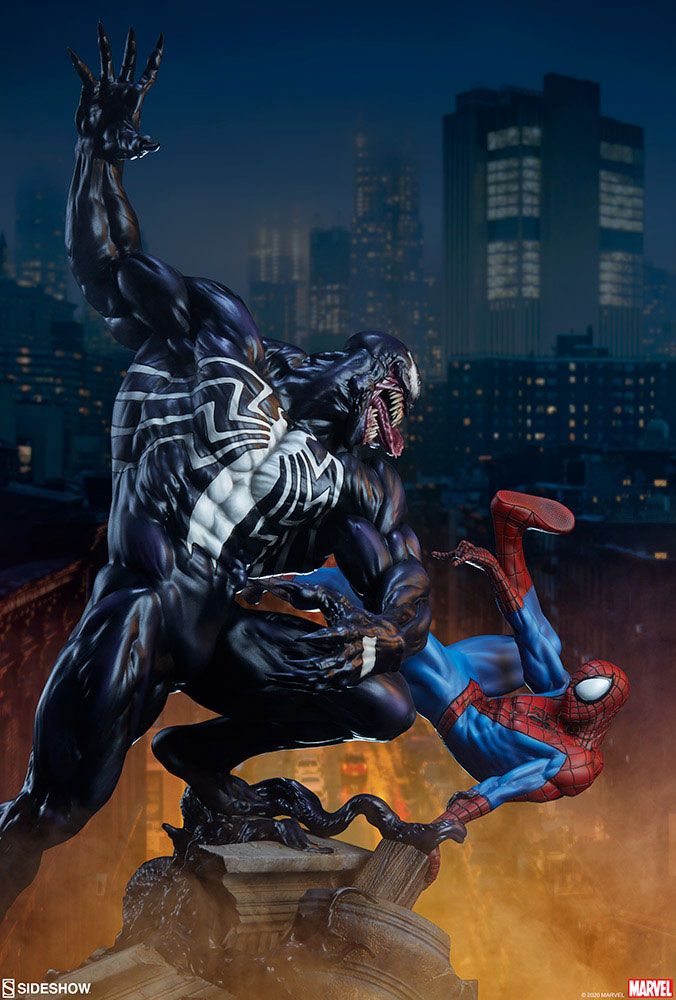 SIDESHOW – Marvel Maquette Spider-Man vs Venom Exclusive – NERD ZONE Milano