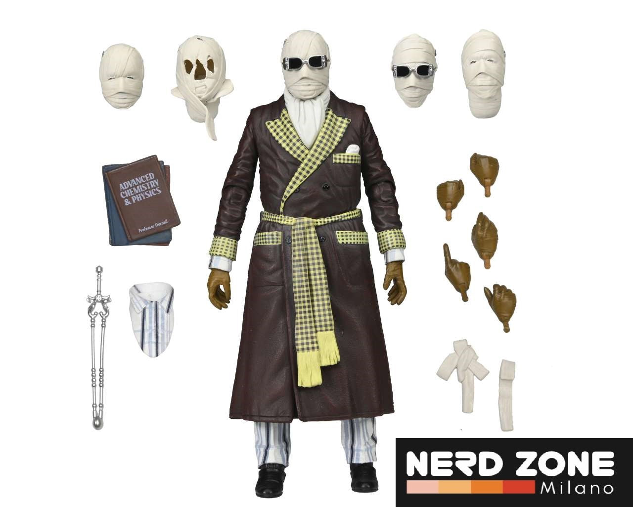 NECA - Ultimate Invisible Man Kemp House Color Action Figure – NERD ...