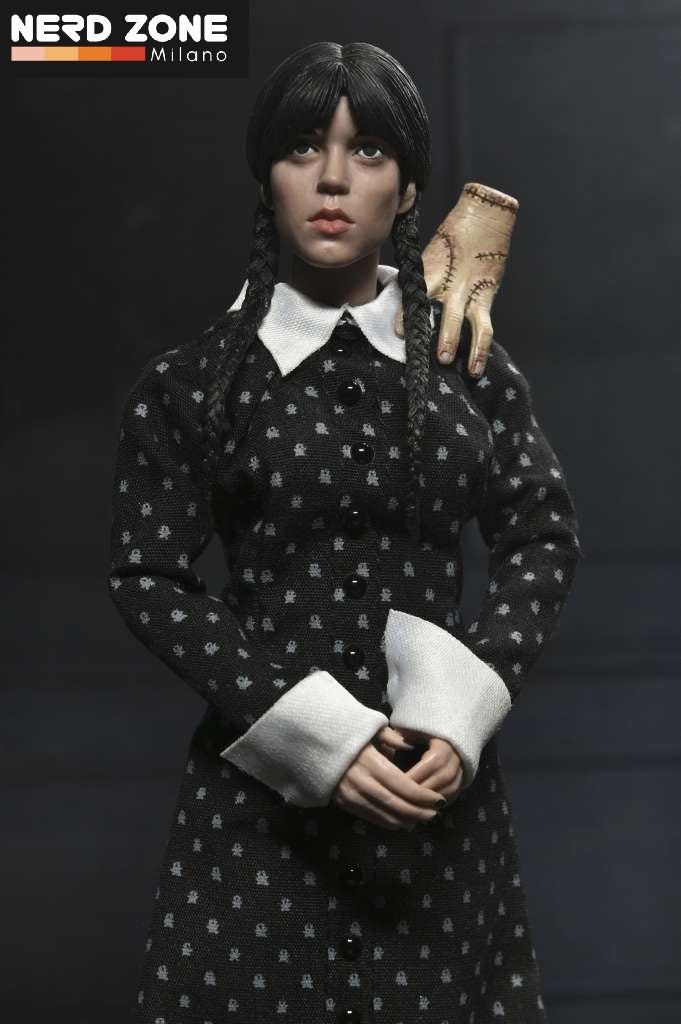 NECA - Wednesday addams classic dress clothed af – NERD ZONE Milano