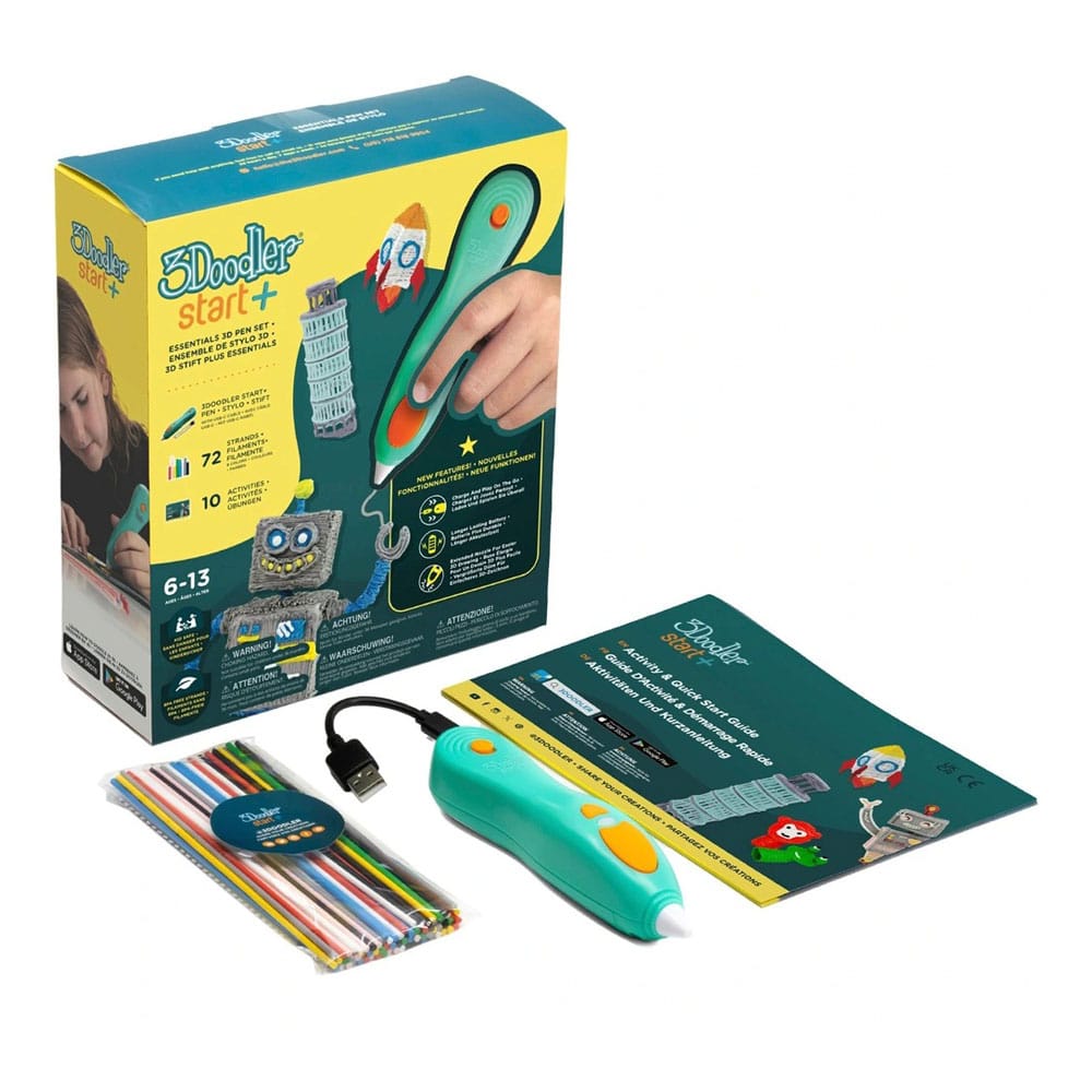 PRE ORDINE - 3Doodler 3D Pen Start+ Essentials Set – NERD ZONE Milano