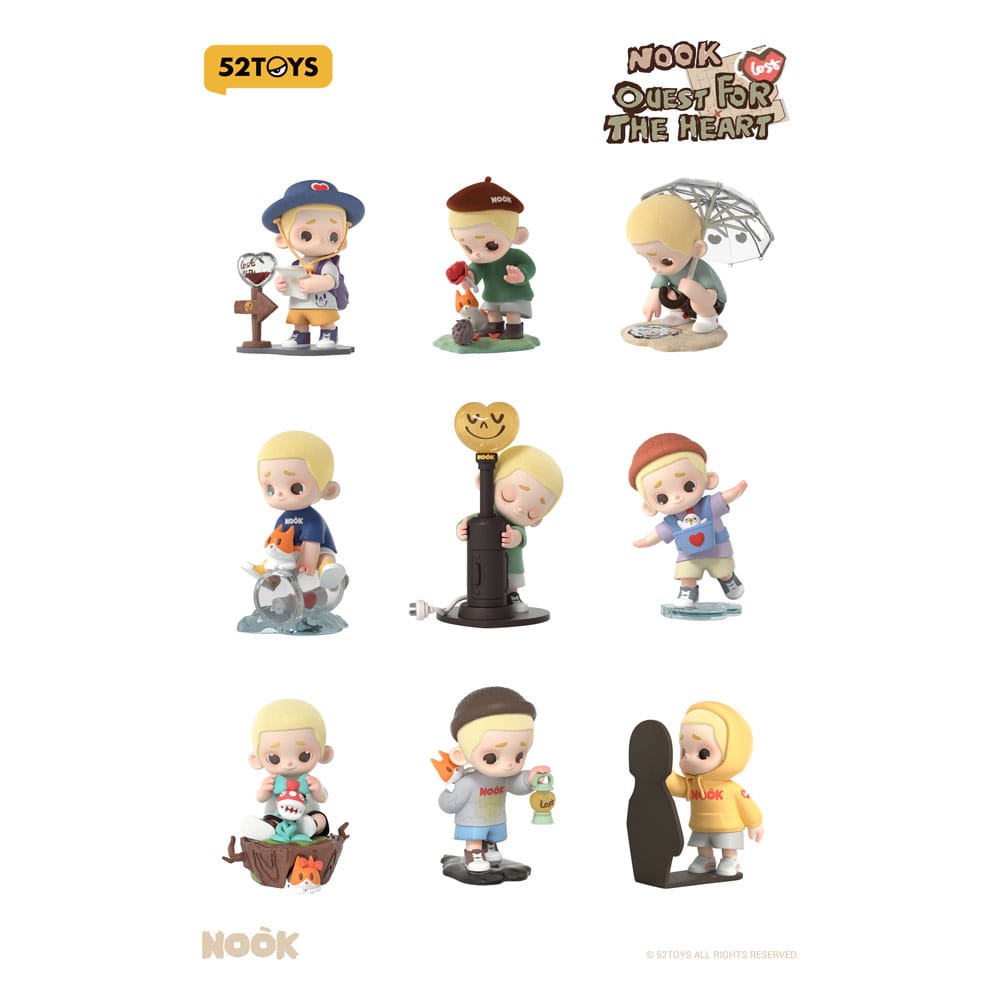 PRE ORDINE - Nook Blind Box Figures Assortment Quest for the Heart 9 c ...