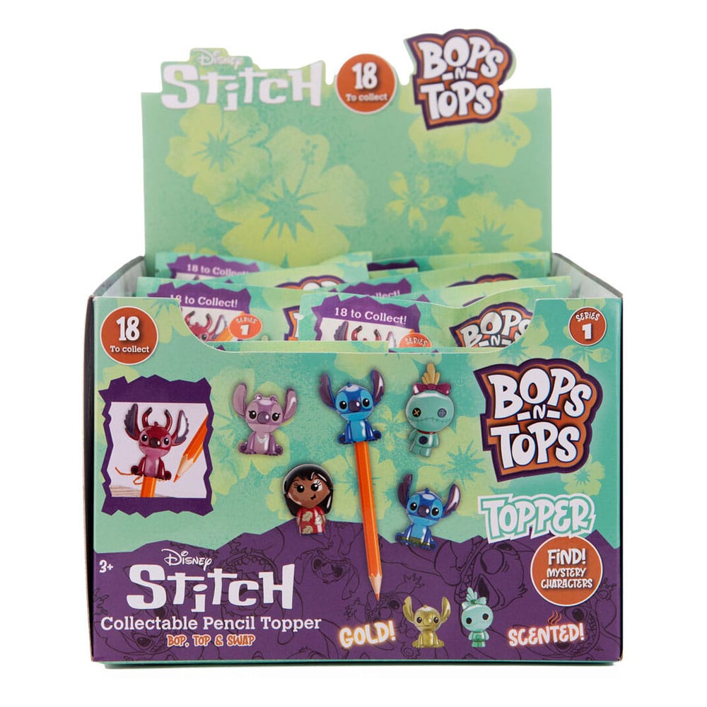 Lilo & Stitch Bops & Tops Toppers Display (12) – NERD ZONE Milano