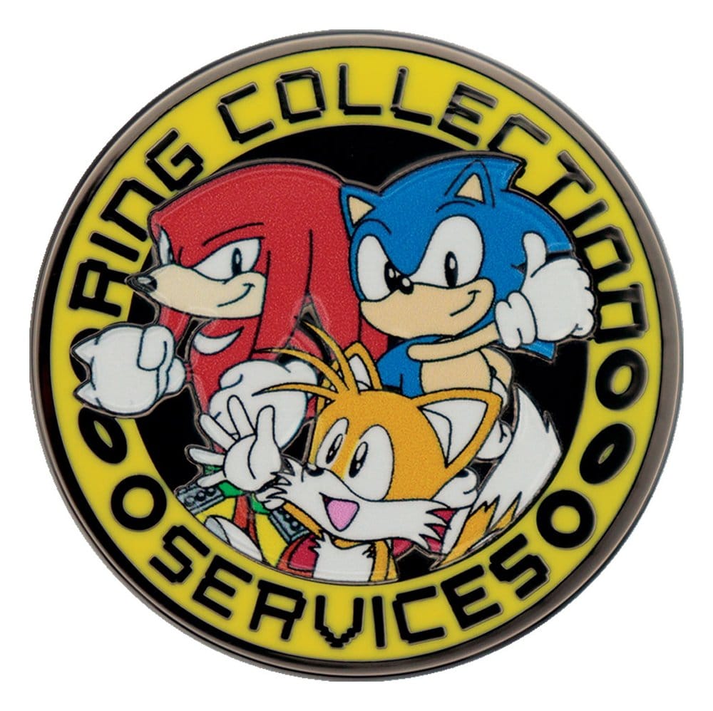 Sonic - The Hedgehog Pin Badge Sonic, Tails, Knuckles Limited Edition ...