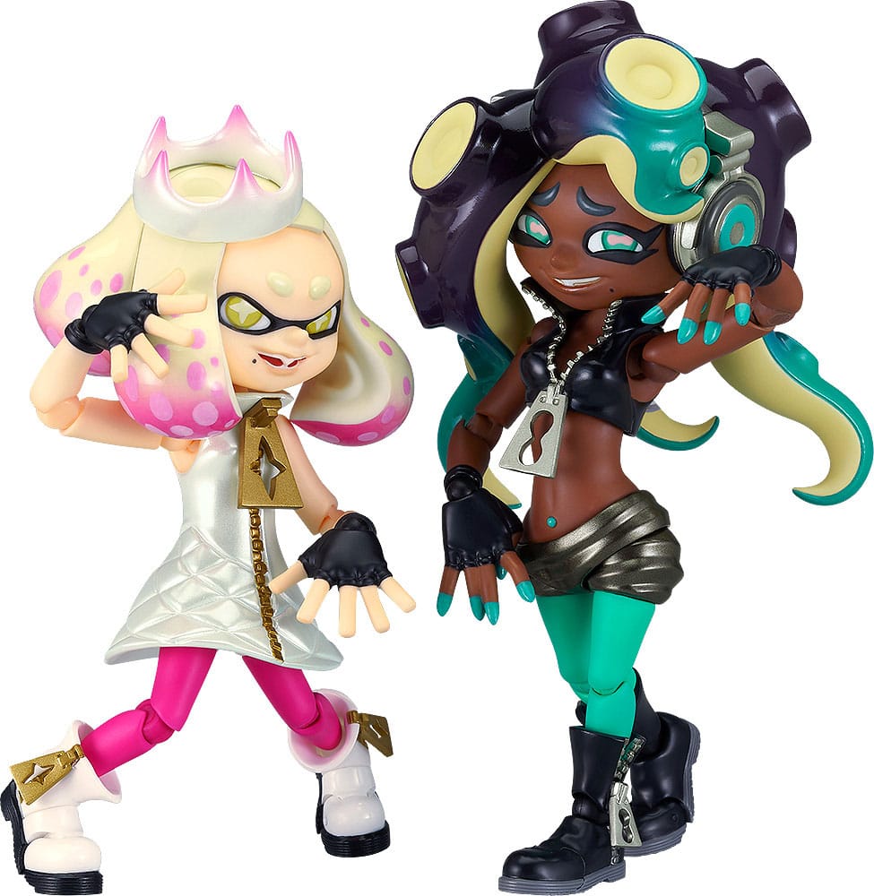 PRE ORDINE - Splatoon 2 Figma Action Figures Off the Hook Pearl & Mari ...