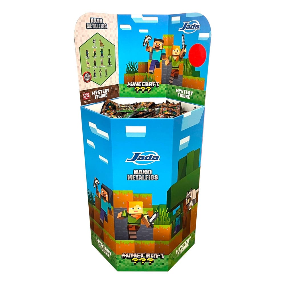 Minecraft Nano Metalfigs Diecast Mini Figure 4 cm Assortment (144 ...