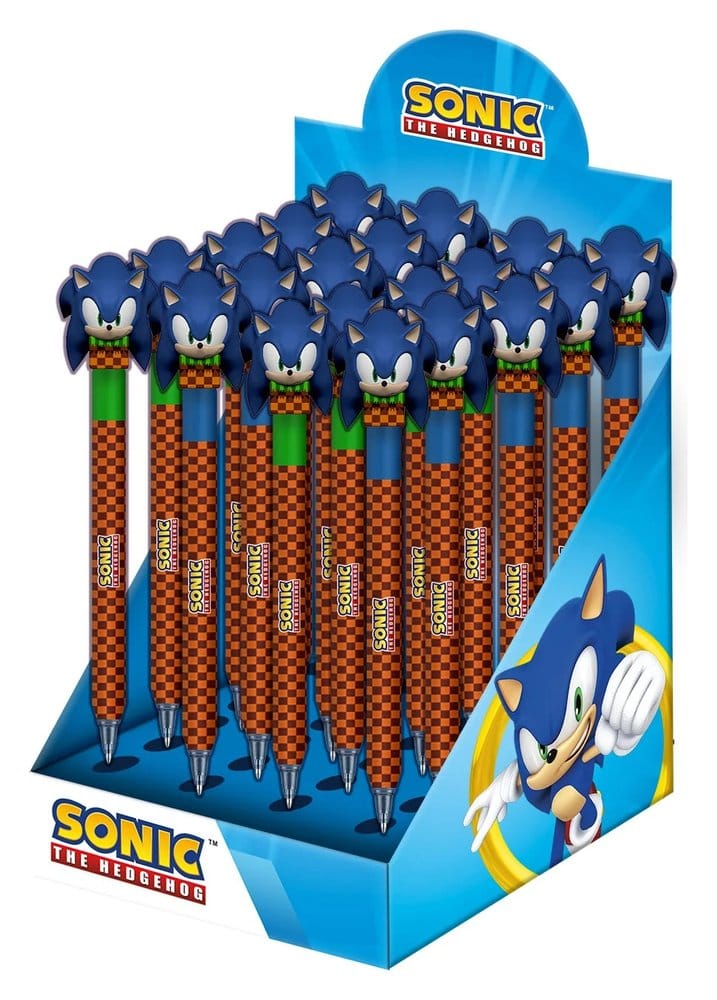Sonic - The Hedgehog Erasable gel pen Display (24) – NERD ZONE Milano