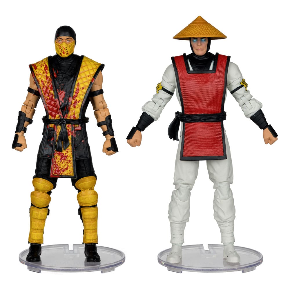 Mortal Kombat Action Figure 2-Pack Scorpion vs. Raiden (Klassics) 18 c ...