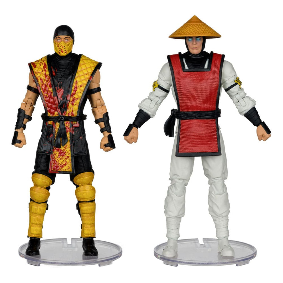 Mortal Kombat Action Figure 2-Pack Scorpion vs. Raiden (Klassics) 18 c ...