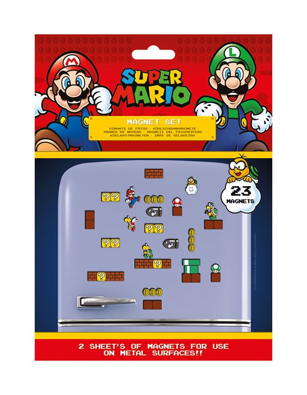 Super Mario Fridge Magnets Mushroom Kingdom – NERD ZONE Milano