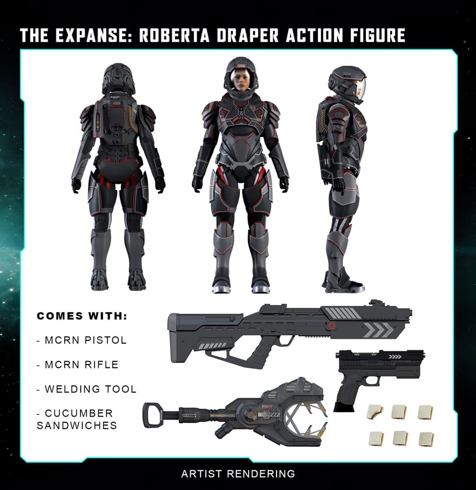 PRE ORDINE - The Expanse Action Figure Roberta Draper 20 cm – NERD ZONE ...