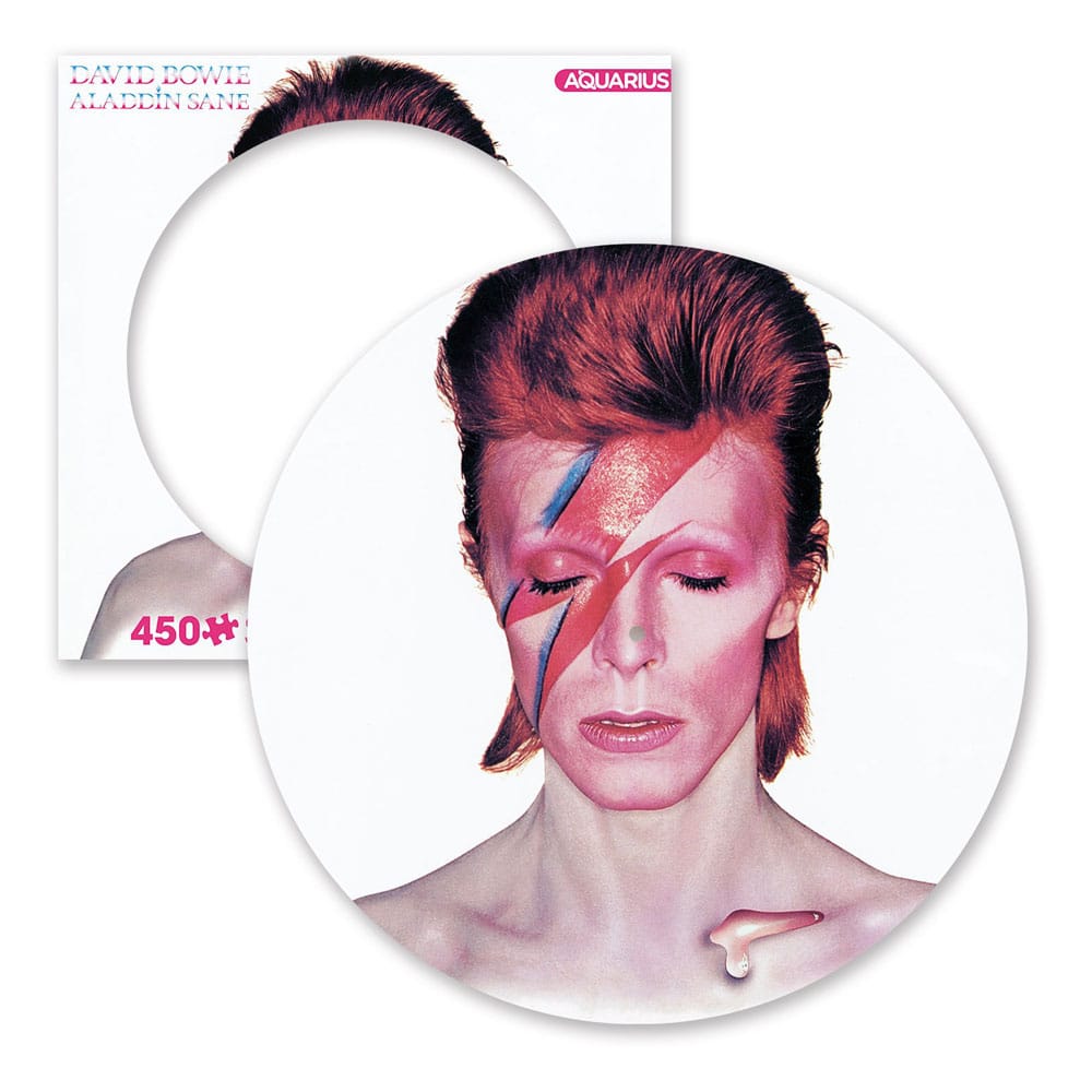 David Bowie: Aladdin Sane 450 Piece Picture Disc Jigsaw Puzzle – NERD ...