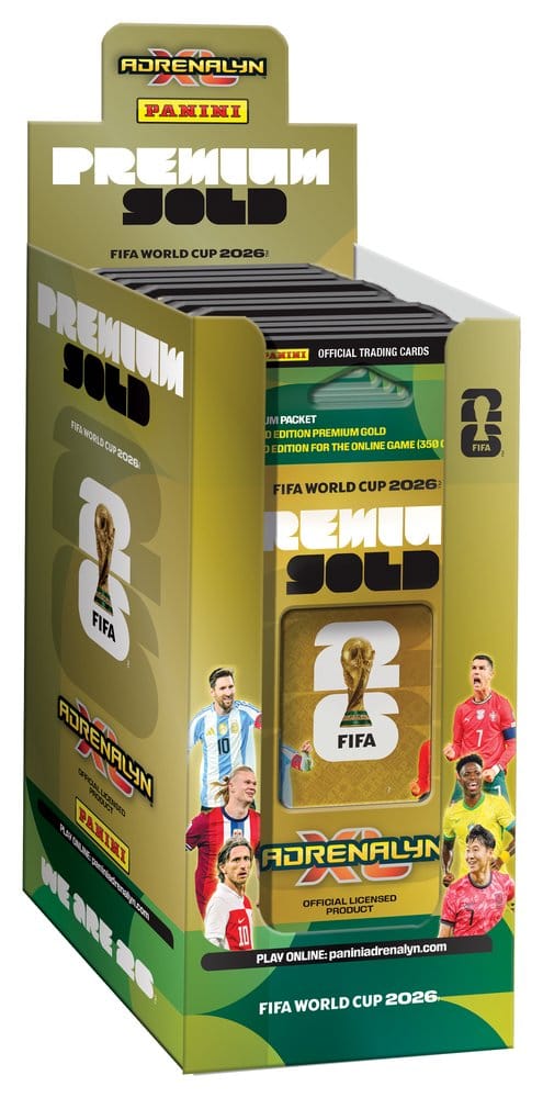 Panini FIFA World Cup 2026 Trading Cards Premium Gold Box (10) – NERD ...