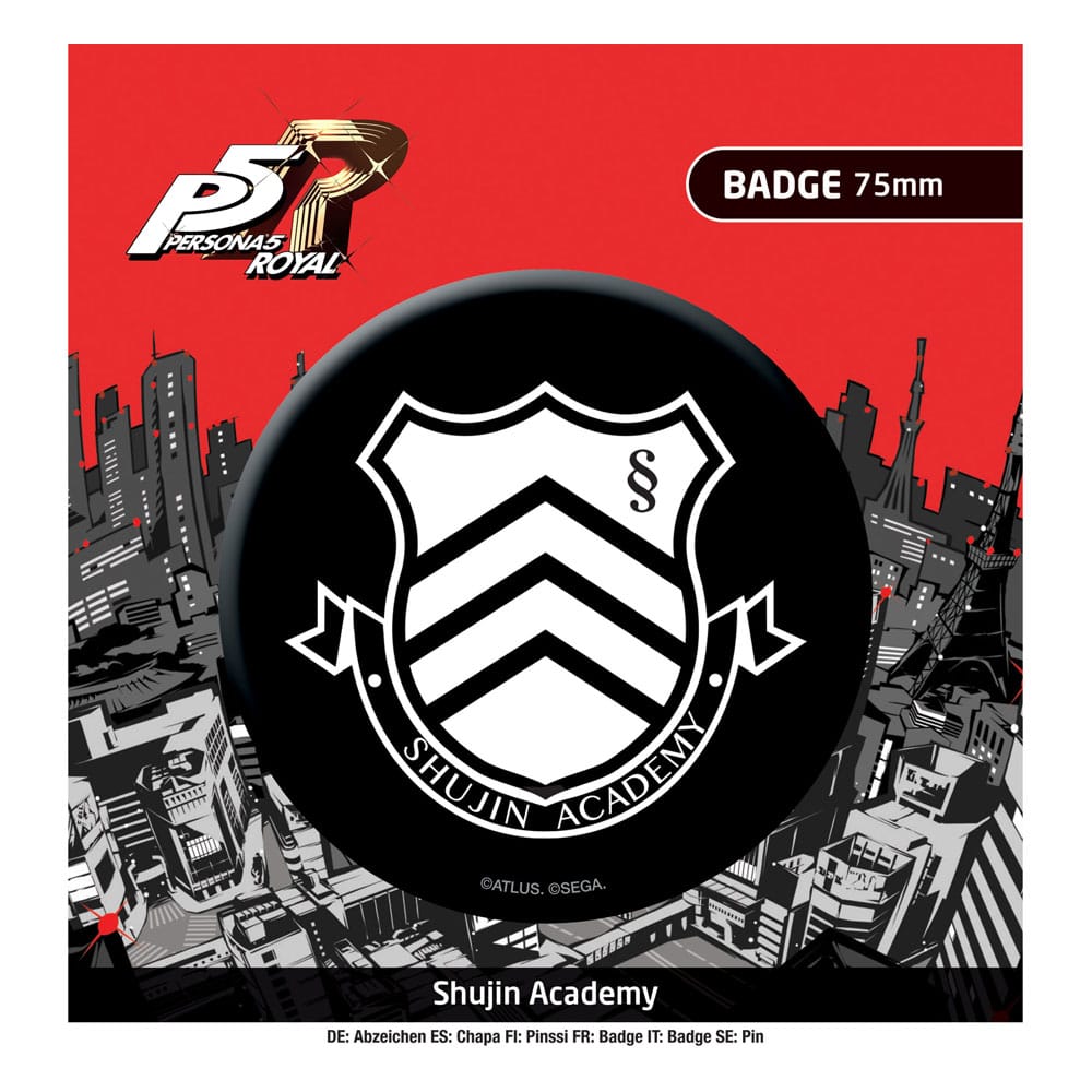 Persona 5 Royal Pin Badge Shujin Academy – NERD ZONE Milano