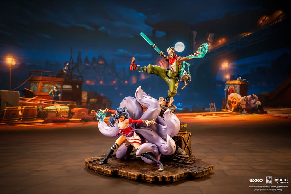League of Legends Statue 1/10 2XKO Ekko & Ahri Diorama 30 cm – NERD ...