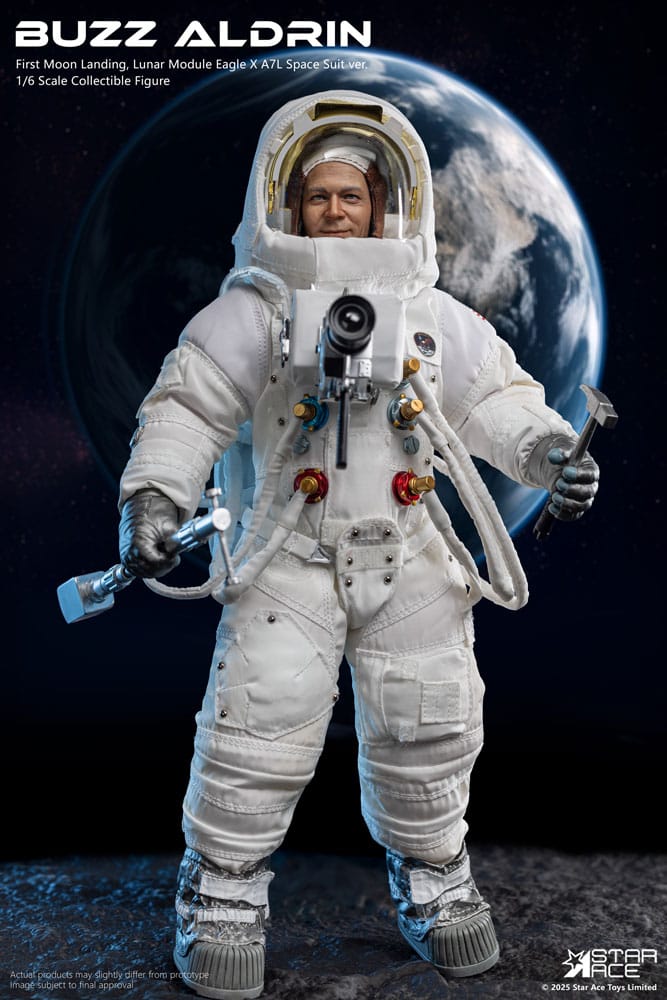 PRE ORDINE - NASA Apollo 11 Action Figure 1/6 Buzz Aldrin 30 cm – NERD ...