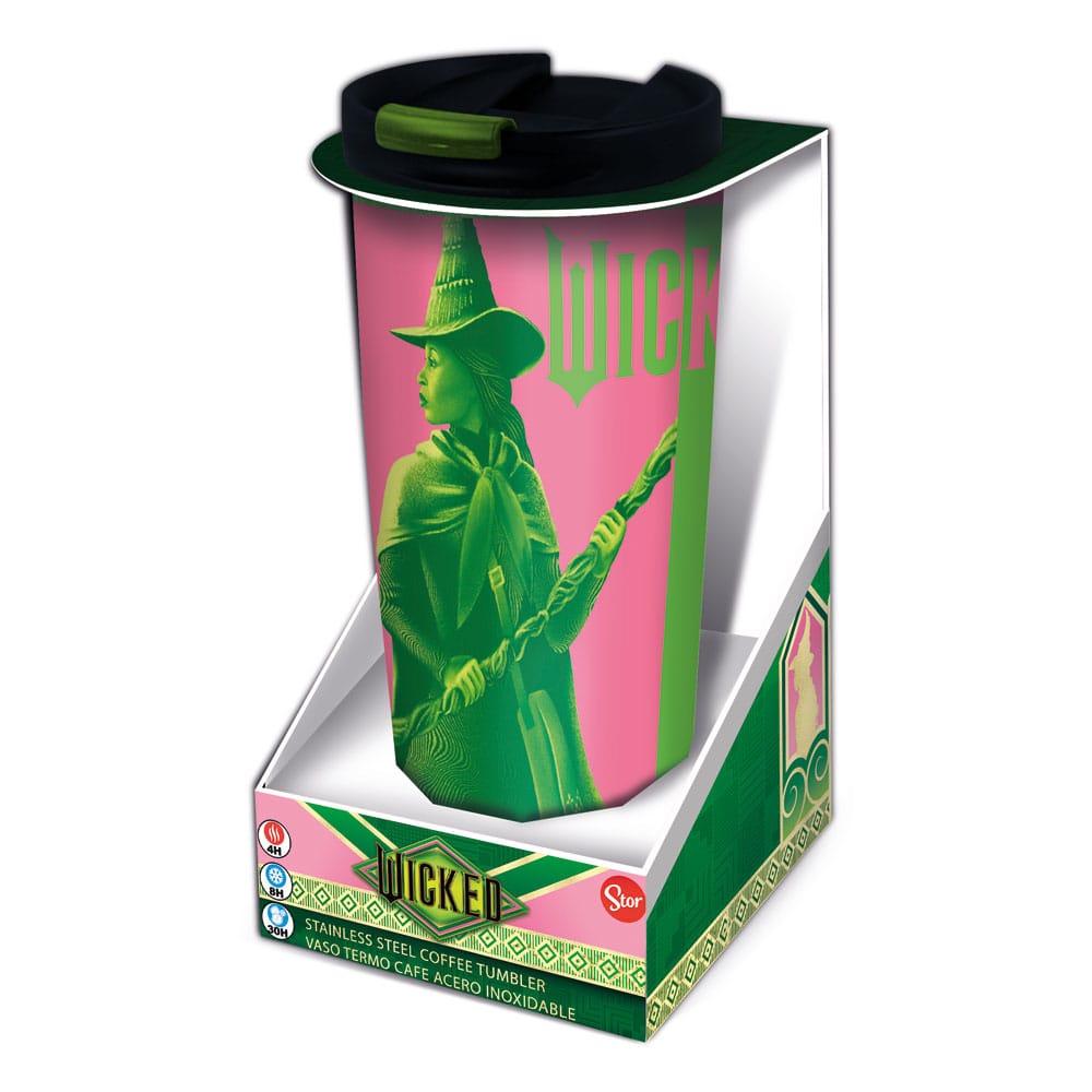 Wicked Stainless Steel travel tumbler Elphaba & Glinda – NERD ZONE Milano