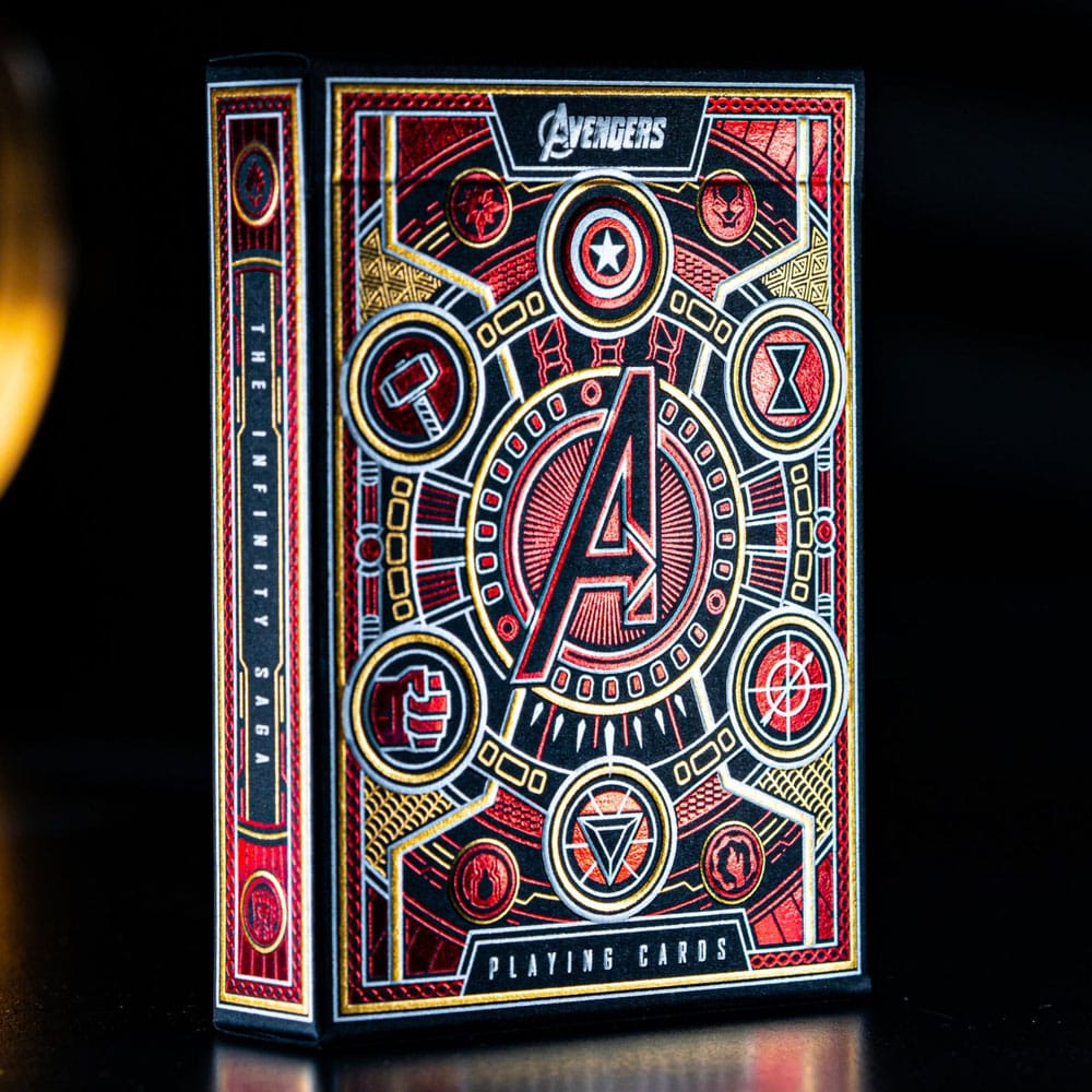 PRE ORDINE - Avengers - The Infinity Saga Playing Cards Red Version ...