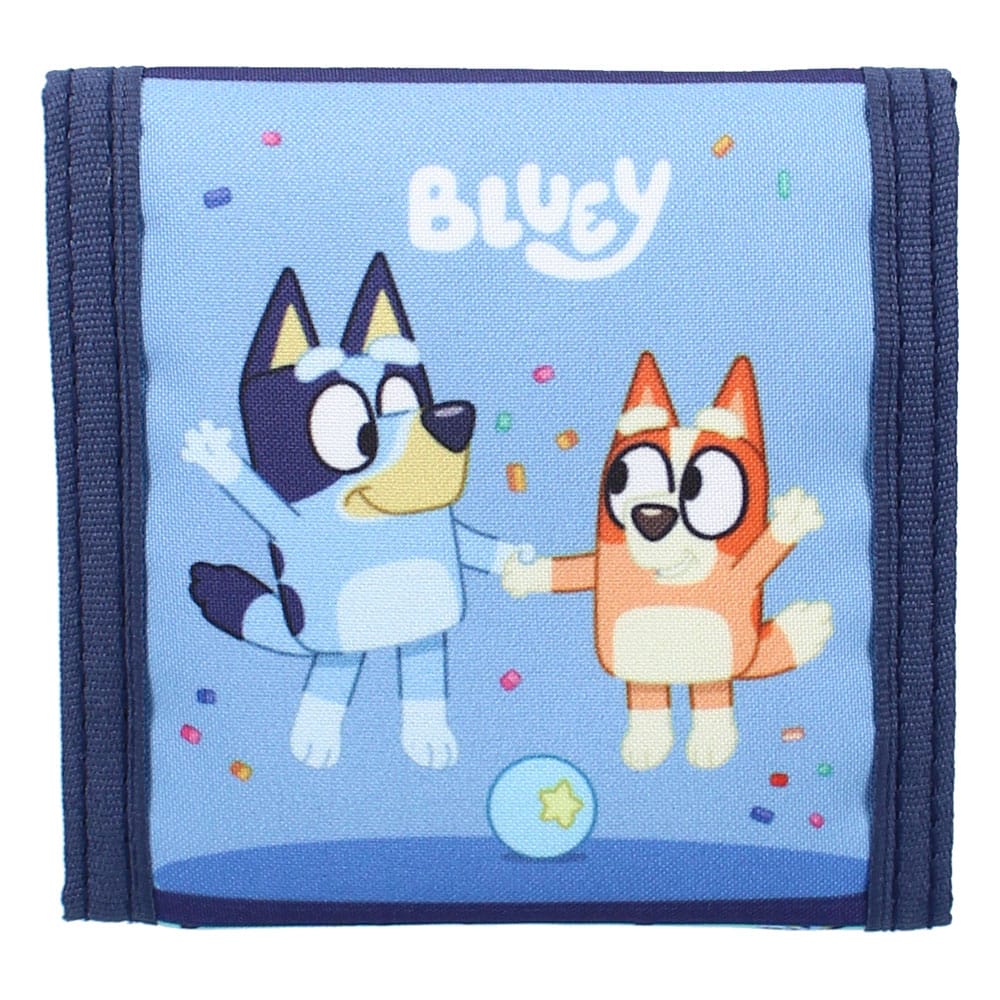 Bluey Wallet Black Bluey Best Friends Fun – NERD ZONE Milano
